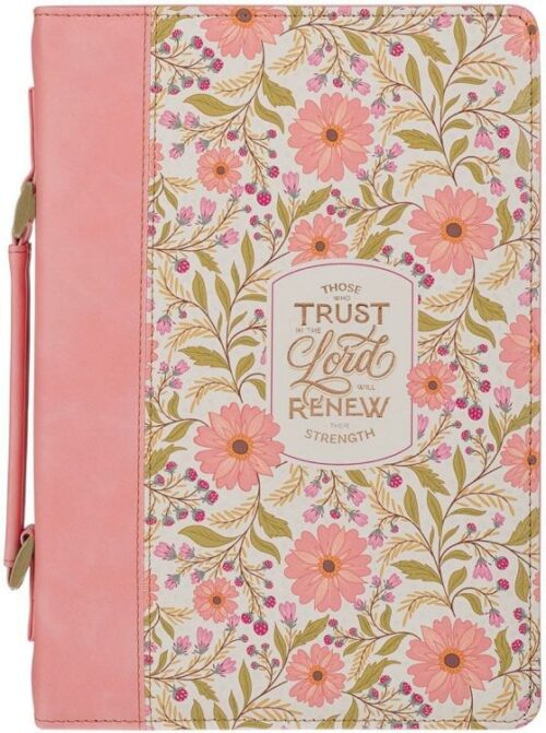 Premium Fashion Vegan Leather Bible Cover for Women: Those Who Trust in ...