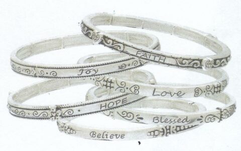 Inspirational Designer Stretch (Bracelet/Wristband) ()