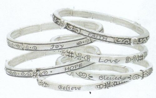 Inspirational Designer Stretch (Bracelet/Wristband) ()