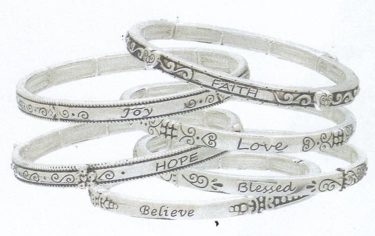Inspirational Designer Stretch (Bracelet/Wristband) ()